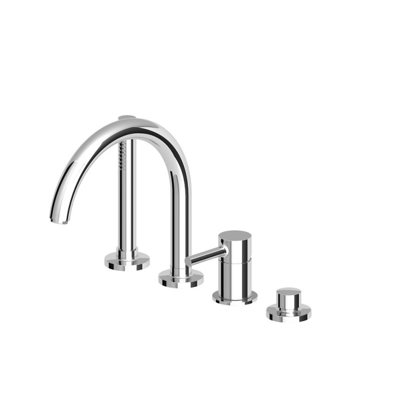 ZUCCHETTI Pan - Combiné monocommande 4 trous